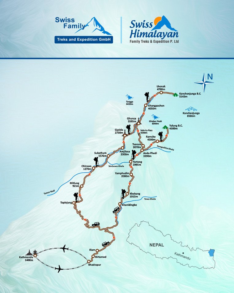 Kanchenjunga Base Camp Trek, 24 Days