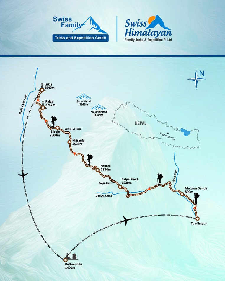 Trek De Lukla À Tumlingtar, 12 Jours